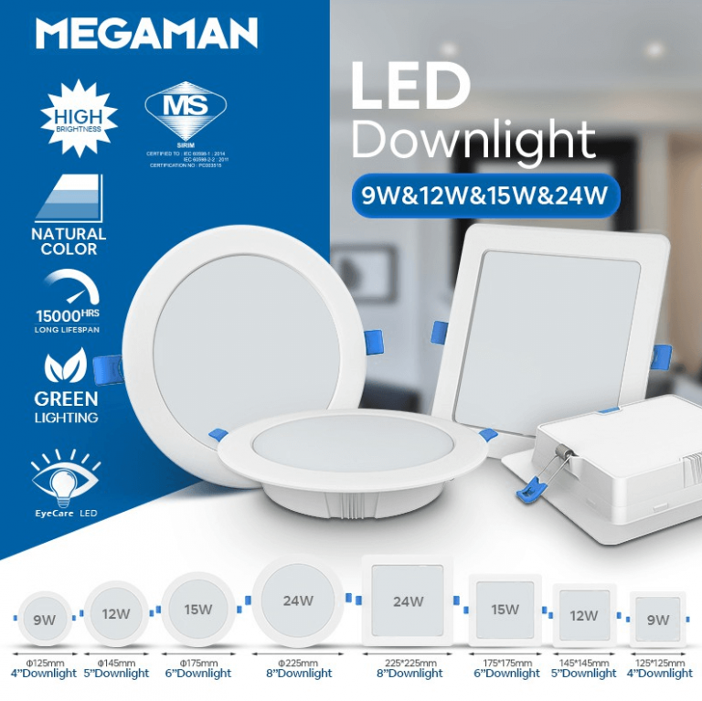 Megaman LED Light (Round) - Banjoo SuperStore